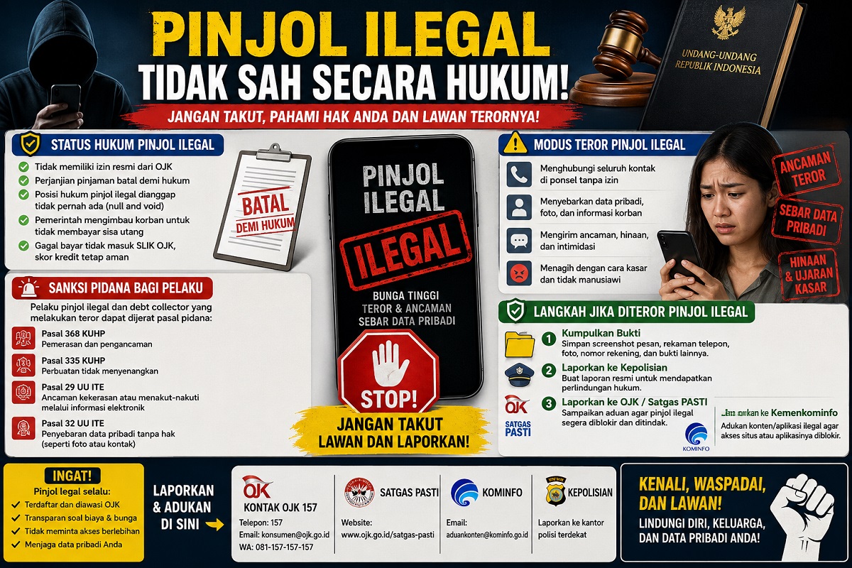 Pinjol Ilegal Tidak Sah Secara Hukum? Ini Penjelasan Lengkap OJK ...